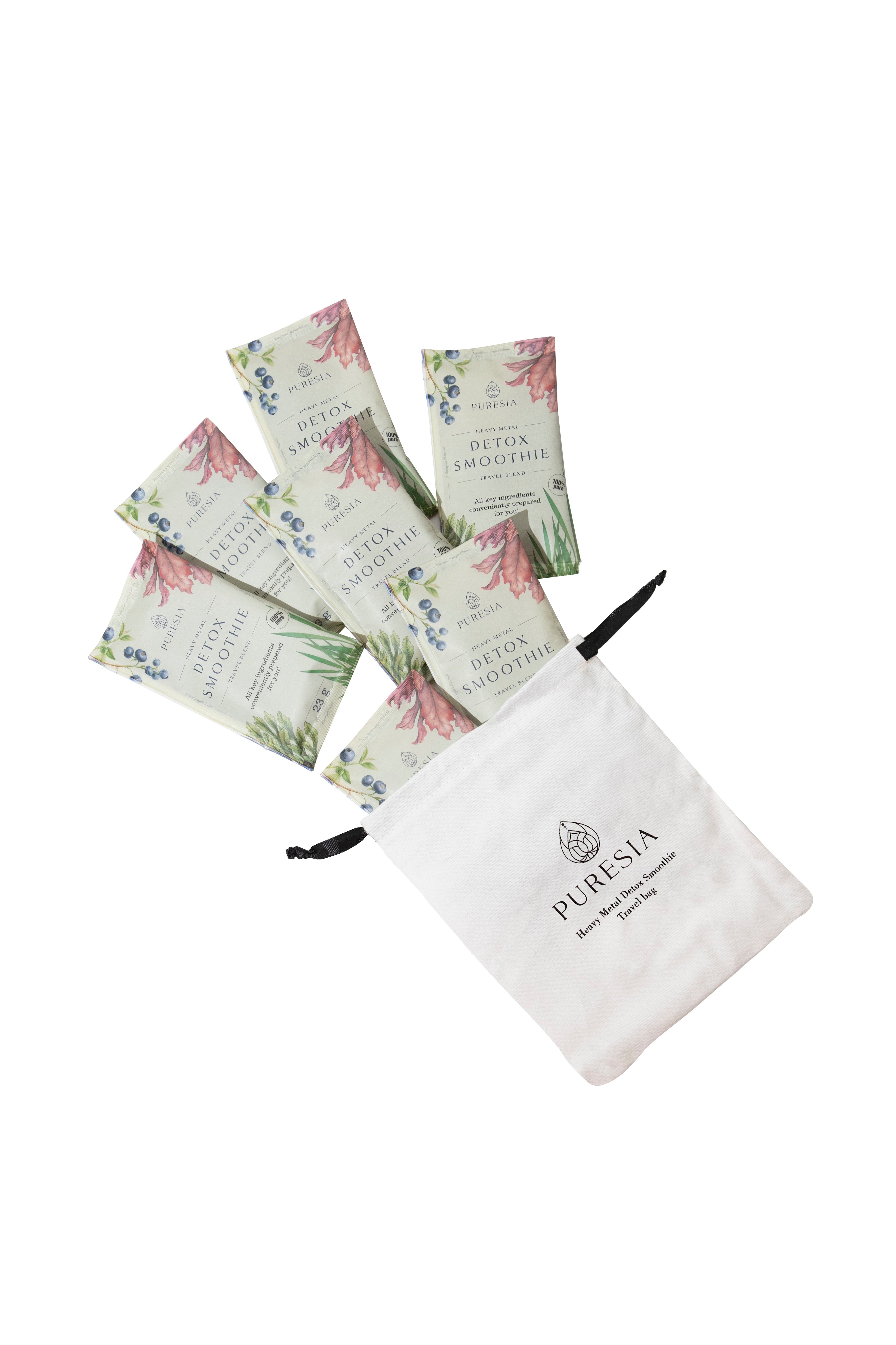 Heavy Metal Detox Sachet 7 Pack - Travel Smoothie Kit