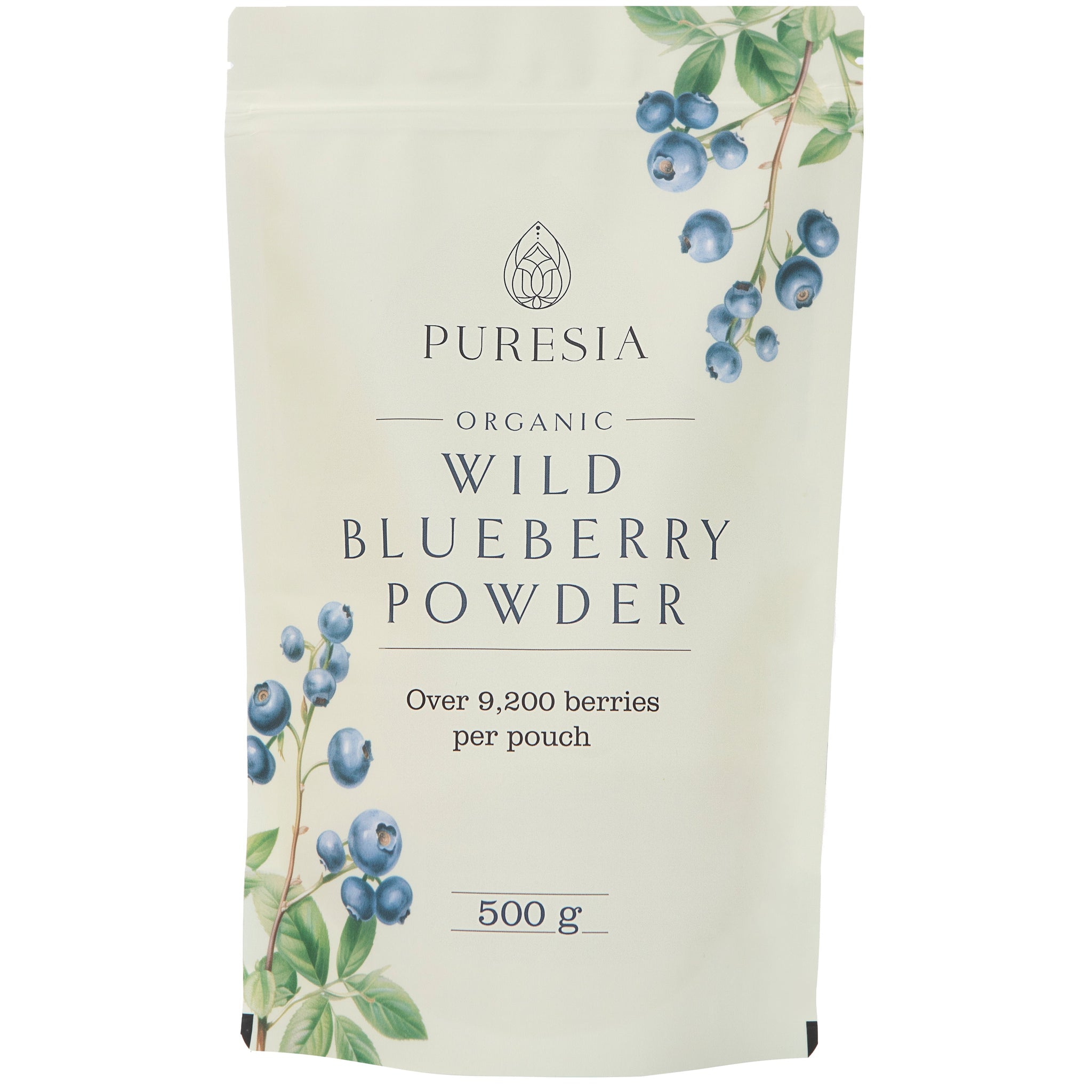 Organic Wild Blueberry Powder 1kg - Potent Whole Berry